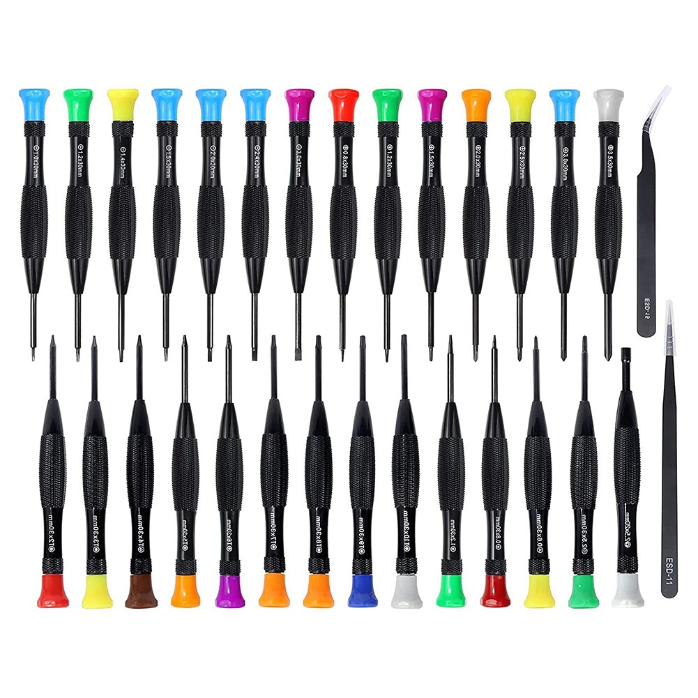 30 in 1 Torx Screwdriver Kit Magnetic Precision Set with Flathead Mini ...