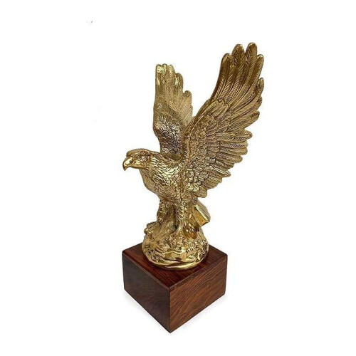 Metal Flying Eagle With Base Showpiece Decorative Statue Antique ...
