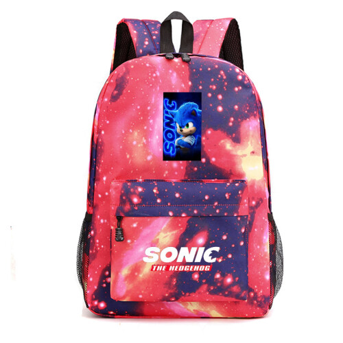 (Starry sky red 1, Universal code) Sonic Hedgehog Sonic Print Backpack ...