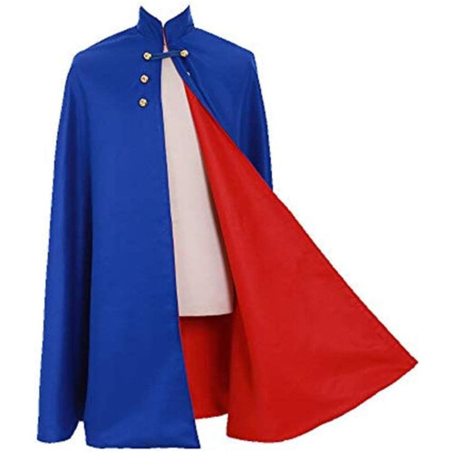 (Blue, XL) Garden Wall Cosplay Costume Wirt Mantle Cape Cloak Costume ...