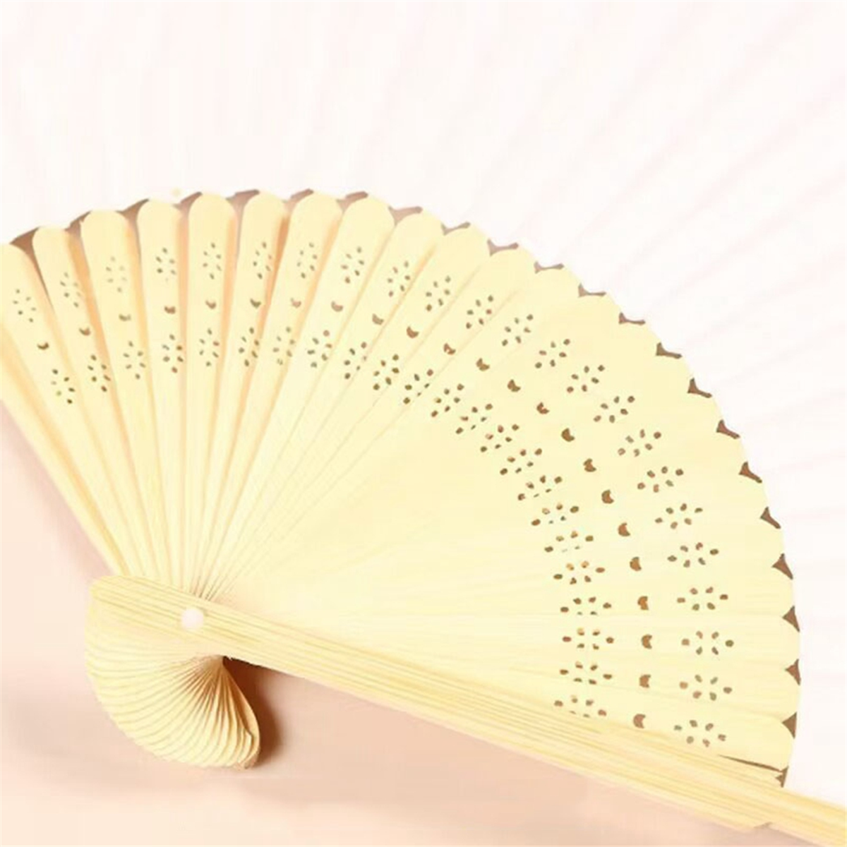 40 de bucăți evantai pliabil din hârtie DIY din bambus, caligrafie ...