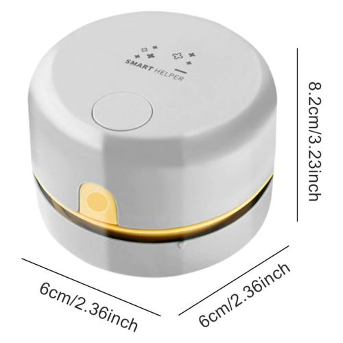 Rechargeable Table Dust Sweeper,Handheld Dust Cleaner Table-White on OnBuy