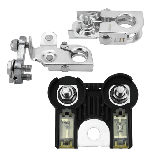 Battery Fuse and Positive & Negative Battery Terminal Clamps for on OnBuy