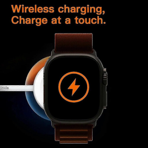 (Brunt bälte) Hk8 Pro Max Ultra Smartklocka Herr Series 8 49 mm 2,12 ...