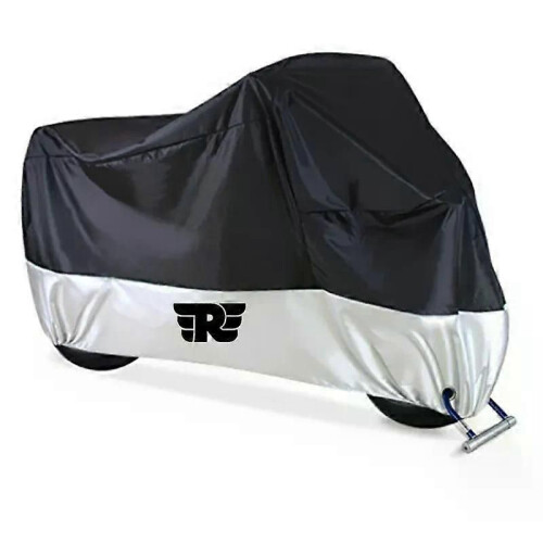 (4XL para 250 cm - Plata) Válido para Royal Enfield Bullet/Meteor ...