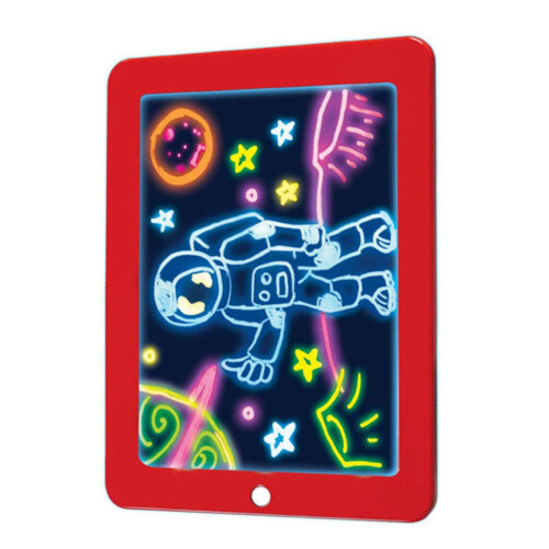 LED Writing Tablet Electronic Lighting 3D Learning Educational Drawing ...