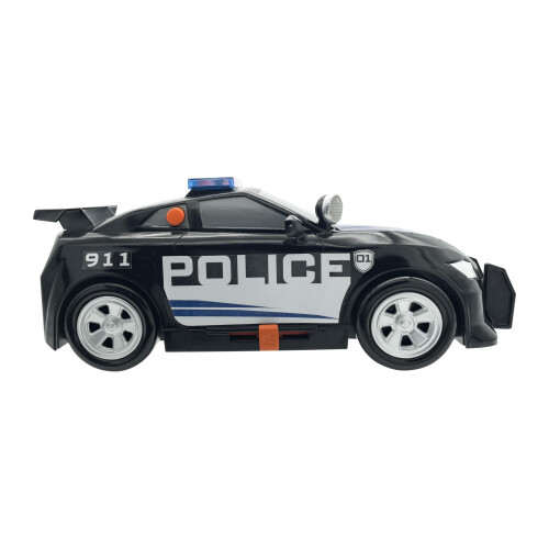 Mighty Fleet Power Movers 15"""" Interactive Police Car Toy w/Lights ...