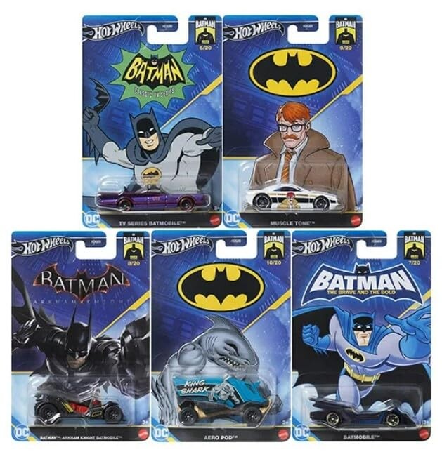 Hot Wheels Batman 85 anos escala 1:64 Premium Pop Culture 2024 Mix (10/ ...