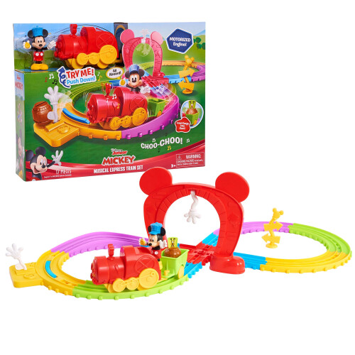 Disneys Mickey Mouse Mickeys Musical Express Train Set Officially ...