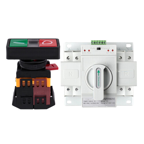 AC 220V Yellow Light Momentary Push Button Switch 1 NO 1 NC on OnBuy