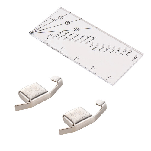 Seam Allowance Ruler and 2 Magnetic Seam Guide for Sewing Machine 1/8 ...