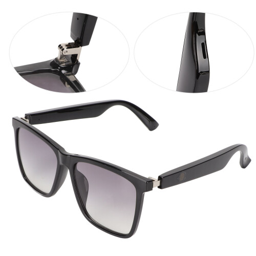 Smart BT Glasses IP65 Waterproof Eye Protection Touch Calling Music ...