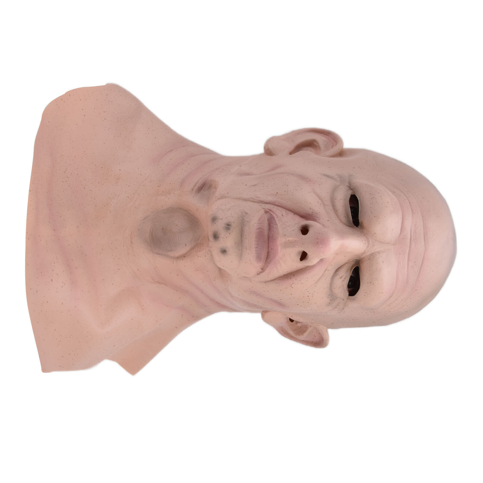 Realistic Bald Head Man Mask Latex Human Face Mask Funny Scary ...