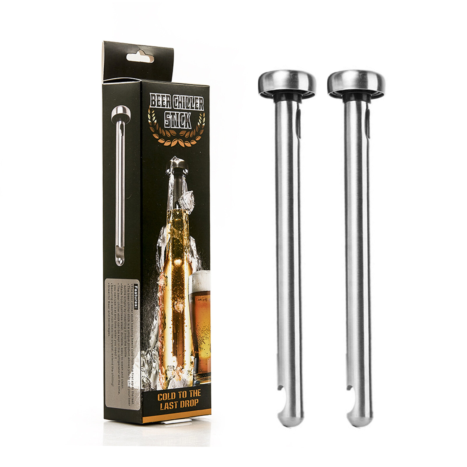 Stainless Steel Cooling Stick Beer Cooling Stick Freezer Quick Freeze ...