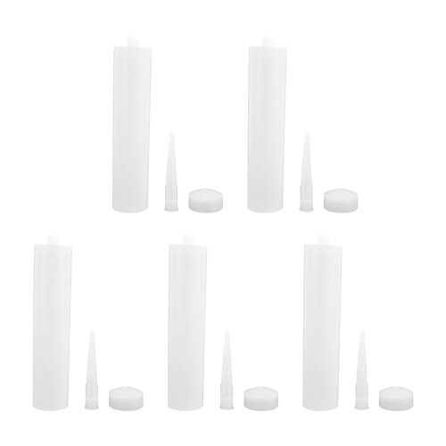 5 set di tubi sigillanti PC da 300 ml, kit di tappi per ugelli da ...