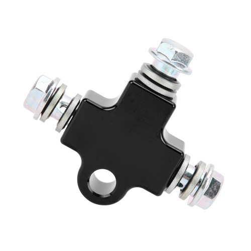 Connecteur en T à 3 voies en acier 44x39mm durite noire ATV on OnBuy