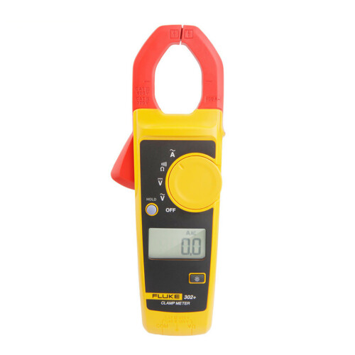 FLUKE F302+ Handheld Clamp Meter LCD Display Digital Clamp Multimeter ...