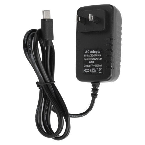 Power Supply for Raspberry Pi 4B 5V 3A Power Adapter TypeC Charger ...