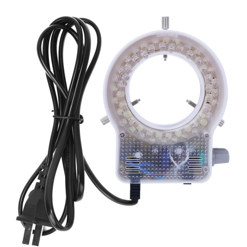 60LED Adjustable Brightness Microscope Ring Light for Stereo Microscope ...