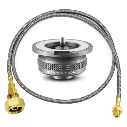(Adapter and Tube B)Outdoor Camping Gas Adapter Stove Butane Split ...