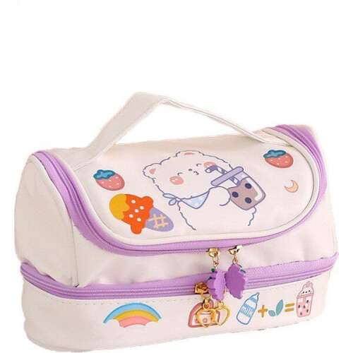 Le sac à crayons de dessin animé de grande capacité Lu Hao se traduit en lituanien par « crayon ...