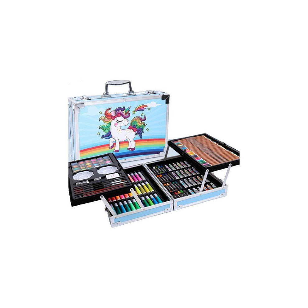 aluminum box color set for children and students, water color grid box ...
