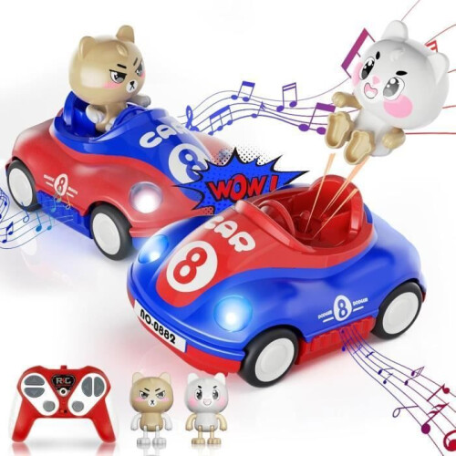 Multiplayer Remote Control Bumper Car – 2 RC Cars with Pop-Up Doll ...