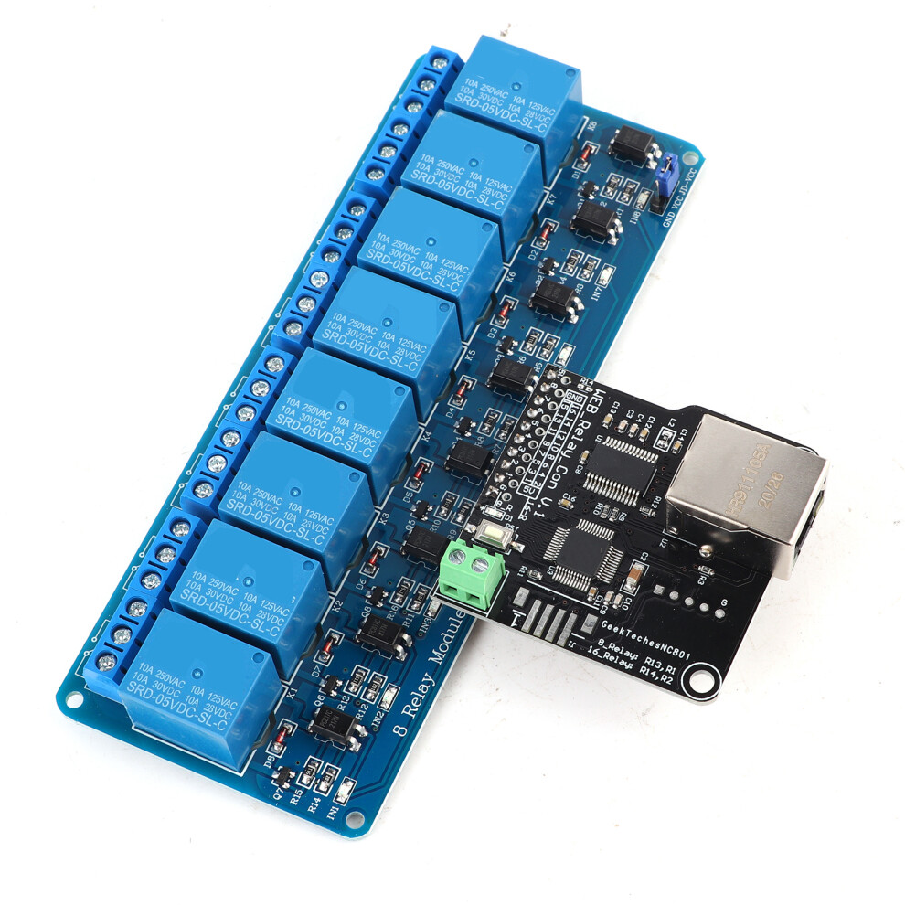 Ethernet-Steuermodul LAN WAN Webserver 8-Kanal-Relais RJ45 on OnBuy