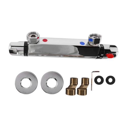 Thermostatic Shower Mixer Modern Shower Mixer Valve Anti Scald Tap on OnBuy