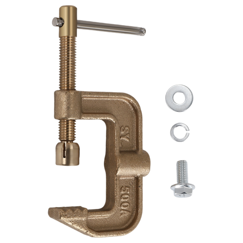 Welding Ground Clamp, 500A Current G-Type Solid Brass Ground Clamp on OnBuy