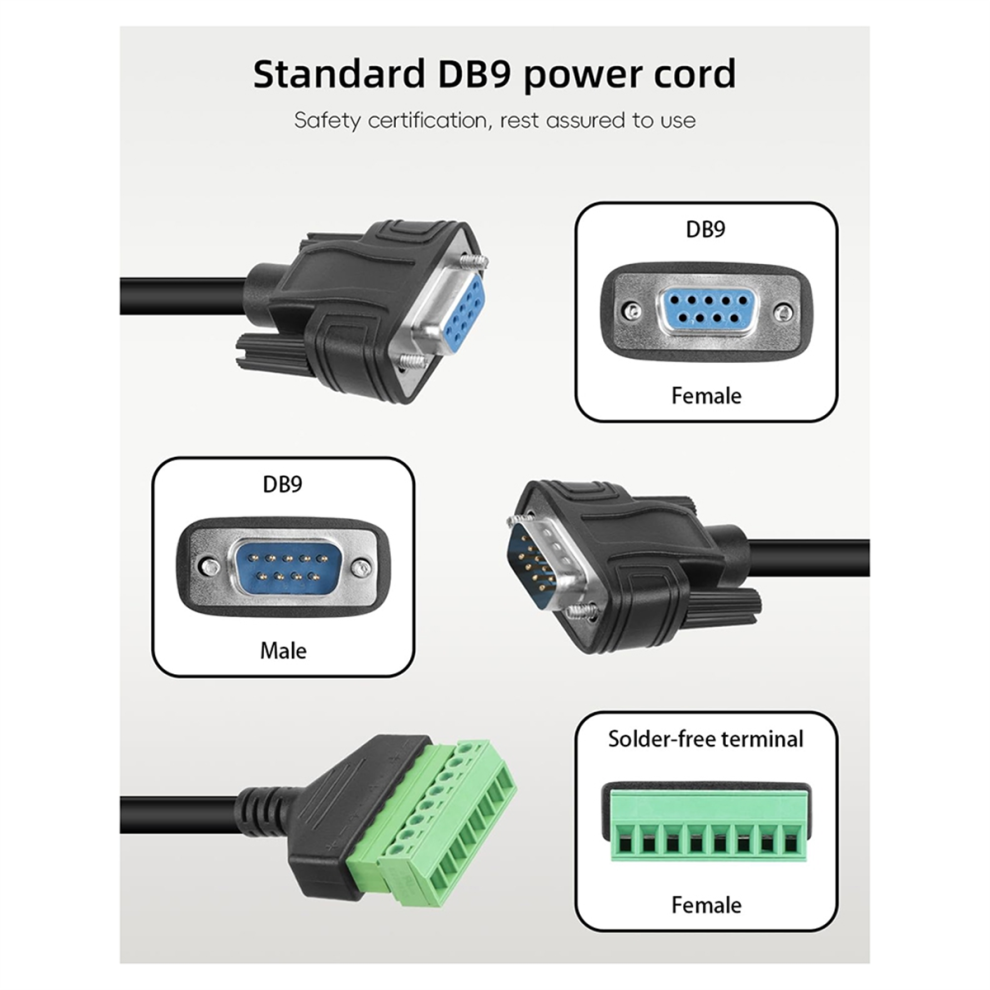 Câble d'extension sans soudure DB9, module de signal à connecteur de ...