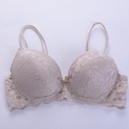 (khaki, 42C) Women Lace Push Up Bra Top Cups Clothing Lingerie Sexy ...