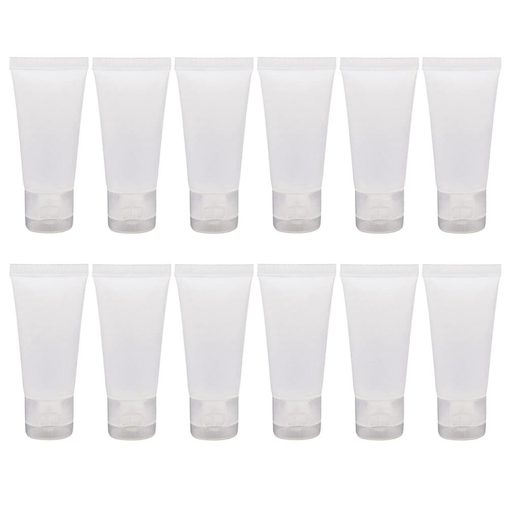 Quupy 24pcs 50 ml / 1,7 oz rechargeable en plastique rechargeable complique cosm tique bouteille ...