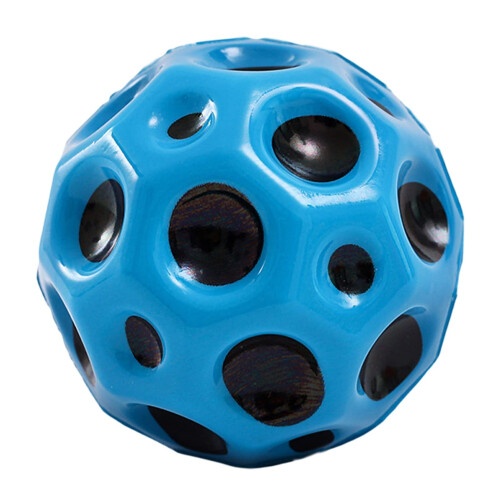 leasote Bouncy Ball Moon Shape Porous Bouncy Ball Kids Indoor Toy ...