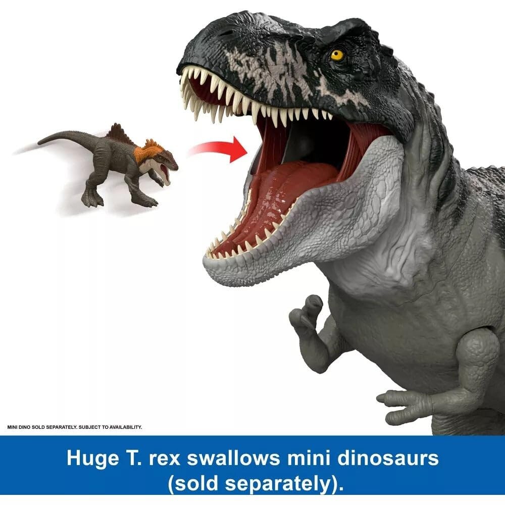 Mattel Jurassic World Rebirth Super Colossal Tyrannosaurus Rex Action ...