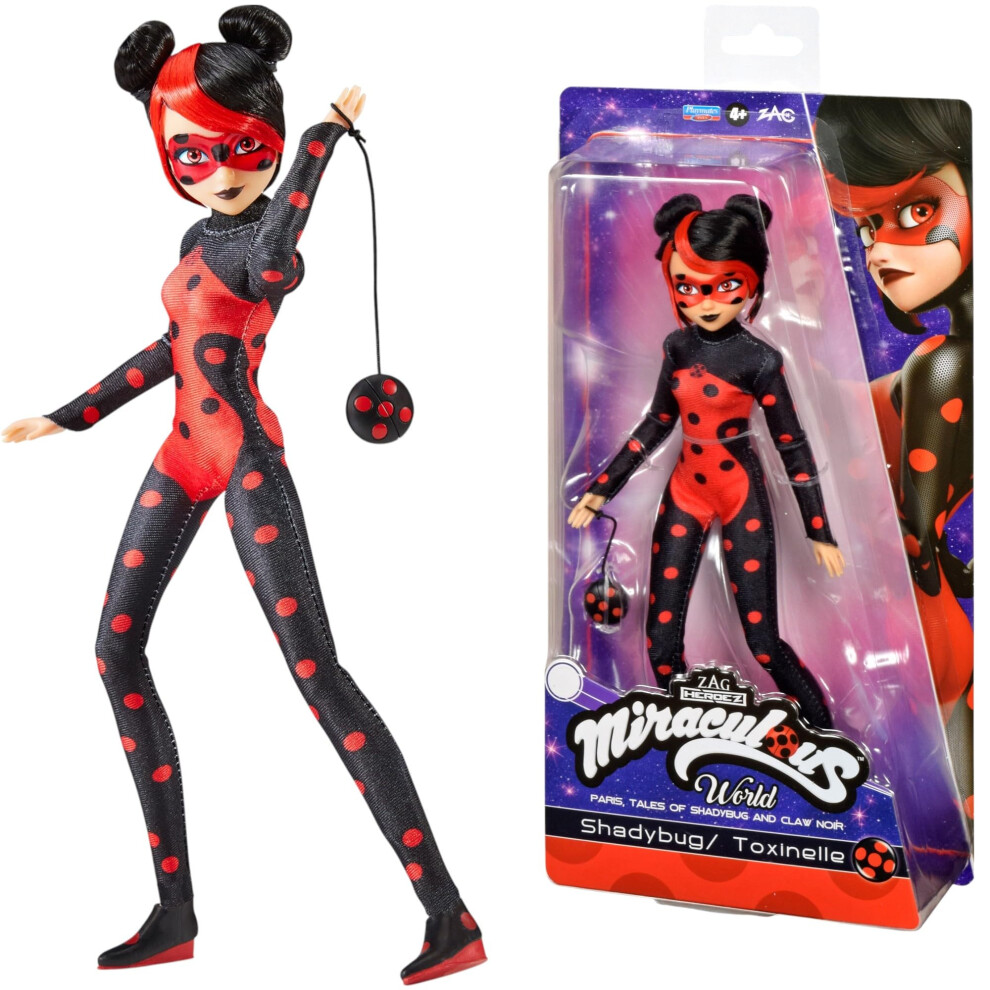 Bandai - Miraculous - Shadybug Doll 26 cm - Movable Fashion Doll ...