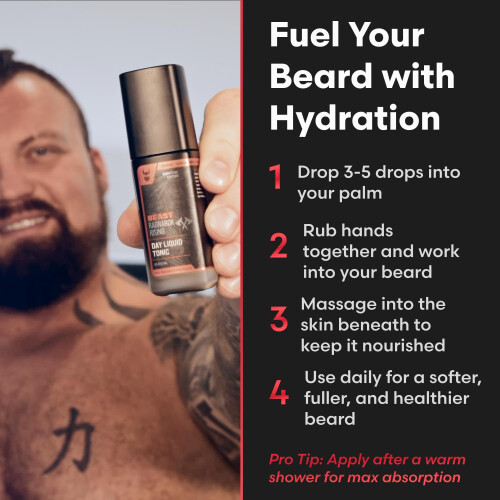 La barbe lutte la ligne de la b te huile de barbe pour les hommes ...