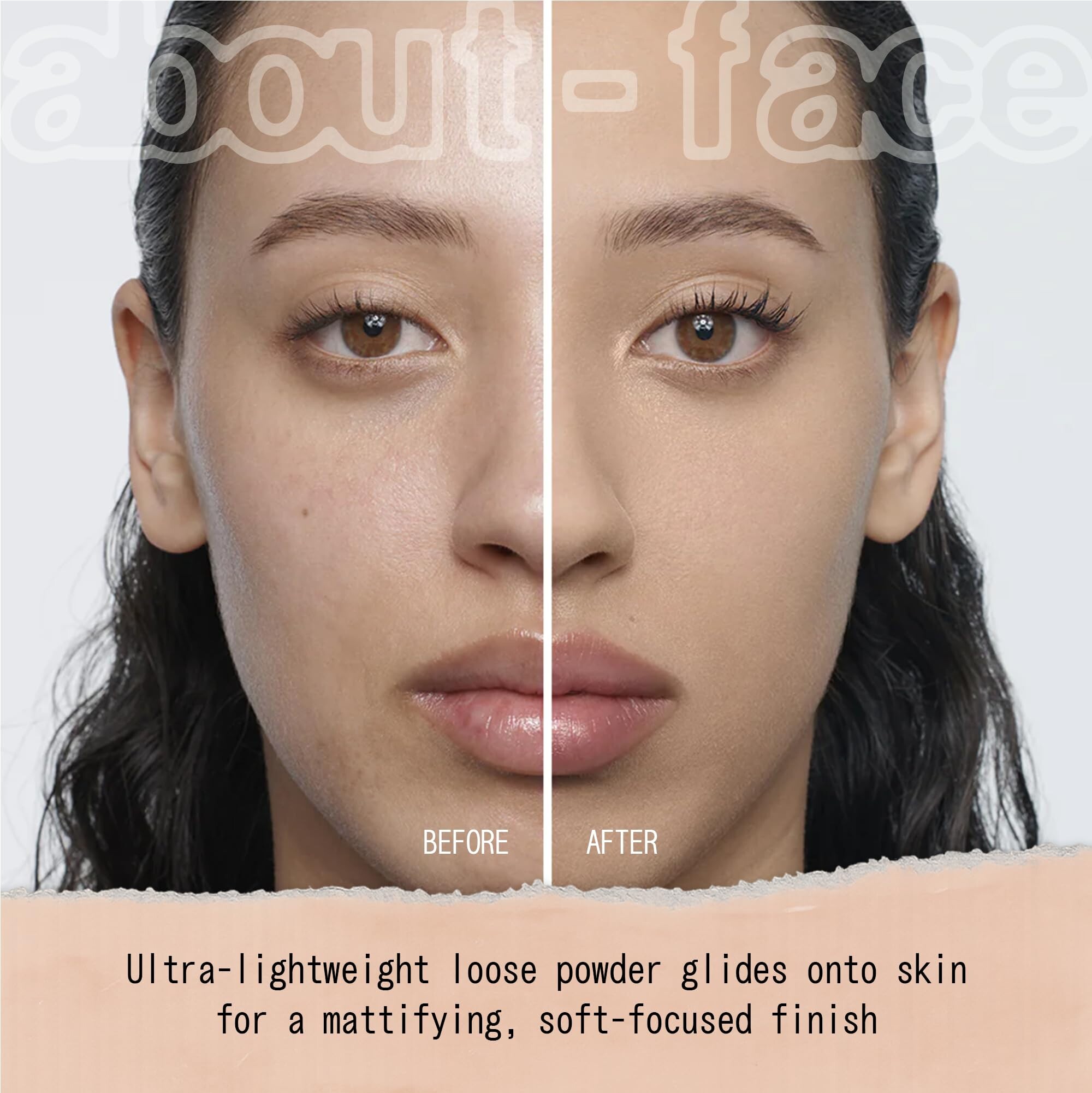 about-face Curtain Call Set & Smooth Loose Powder Draped - Lightweight ...