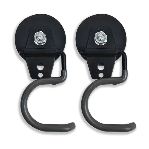 2-pack antislip garage-opberghaken, zware, sterke ijzeren magnetische ...