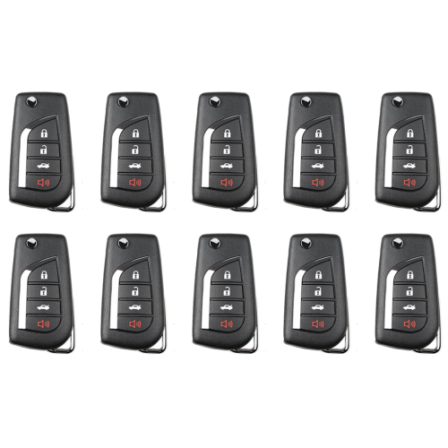 For XKTO10EN Wire Remote Key Fob for 4 Button VVDI Key on OnBuy