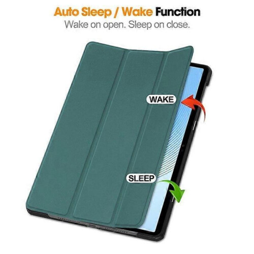 (Blackish Green) For Honor Pad X9 Tri-Fold Stand Shell PU Leather Auto ...