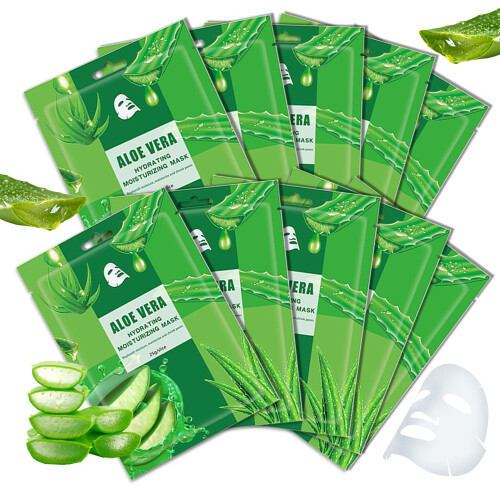 WENJLYJ 10 Pcs Face Sheet Masks Set Moisturizing Sheet Masks Hydrating ...