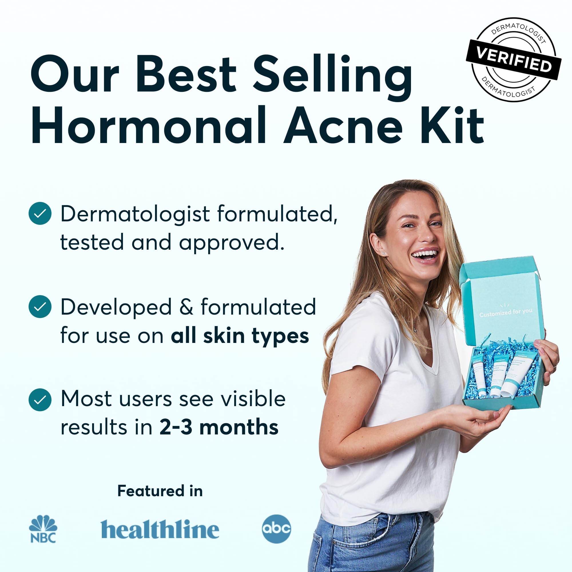 MDacne 3-staps Retinol Acne Kit - Retinol Crème 0,25%, Salicylzuur ...