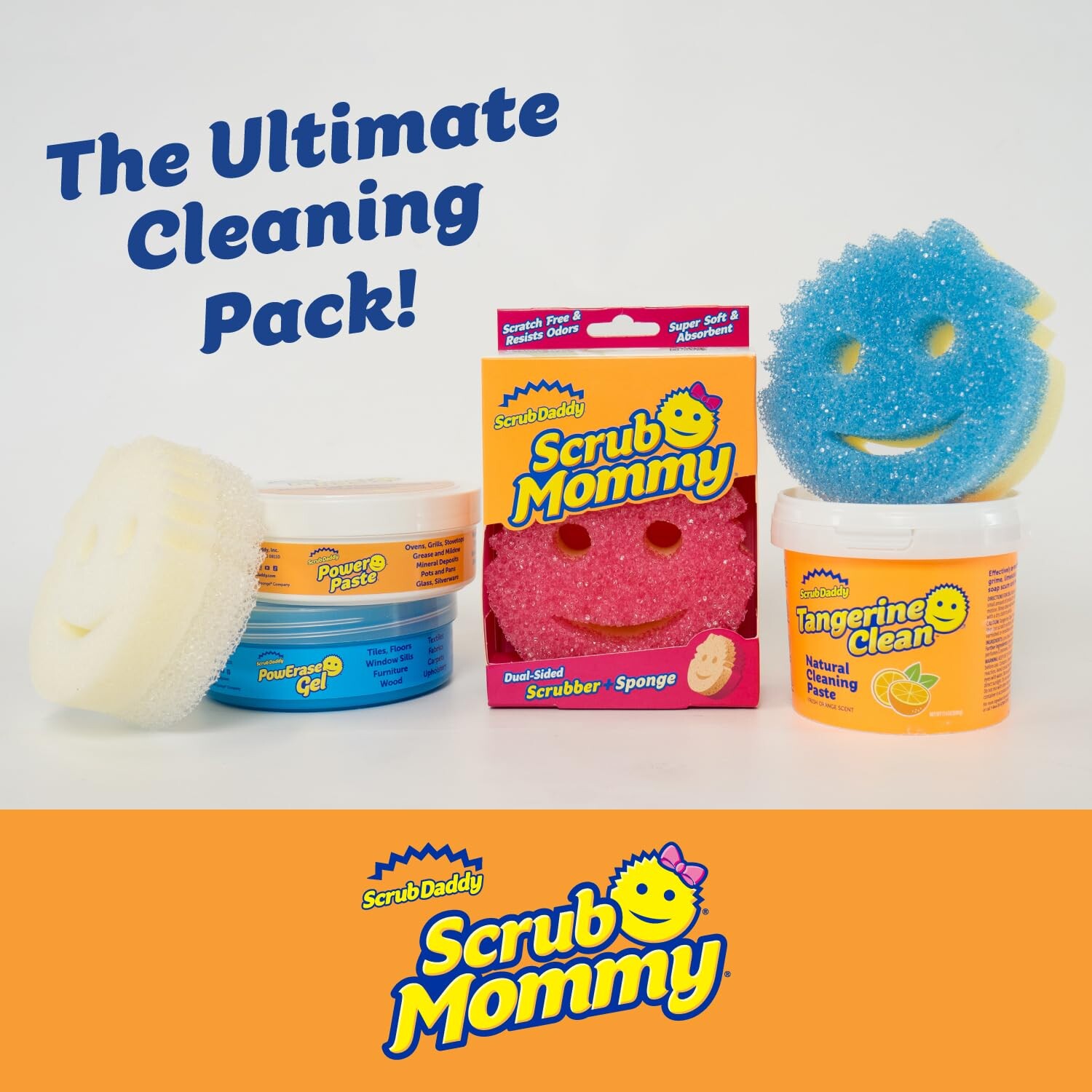 Scrub Daddy Spons + Huishoudelijke Schoonmaak Bundel - PowerPaste ...