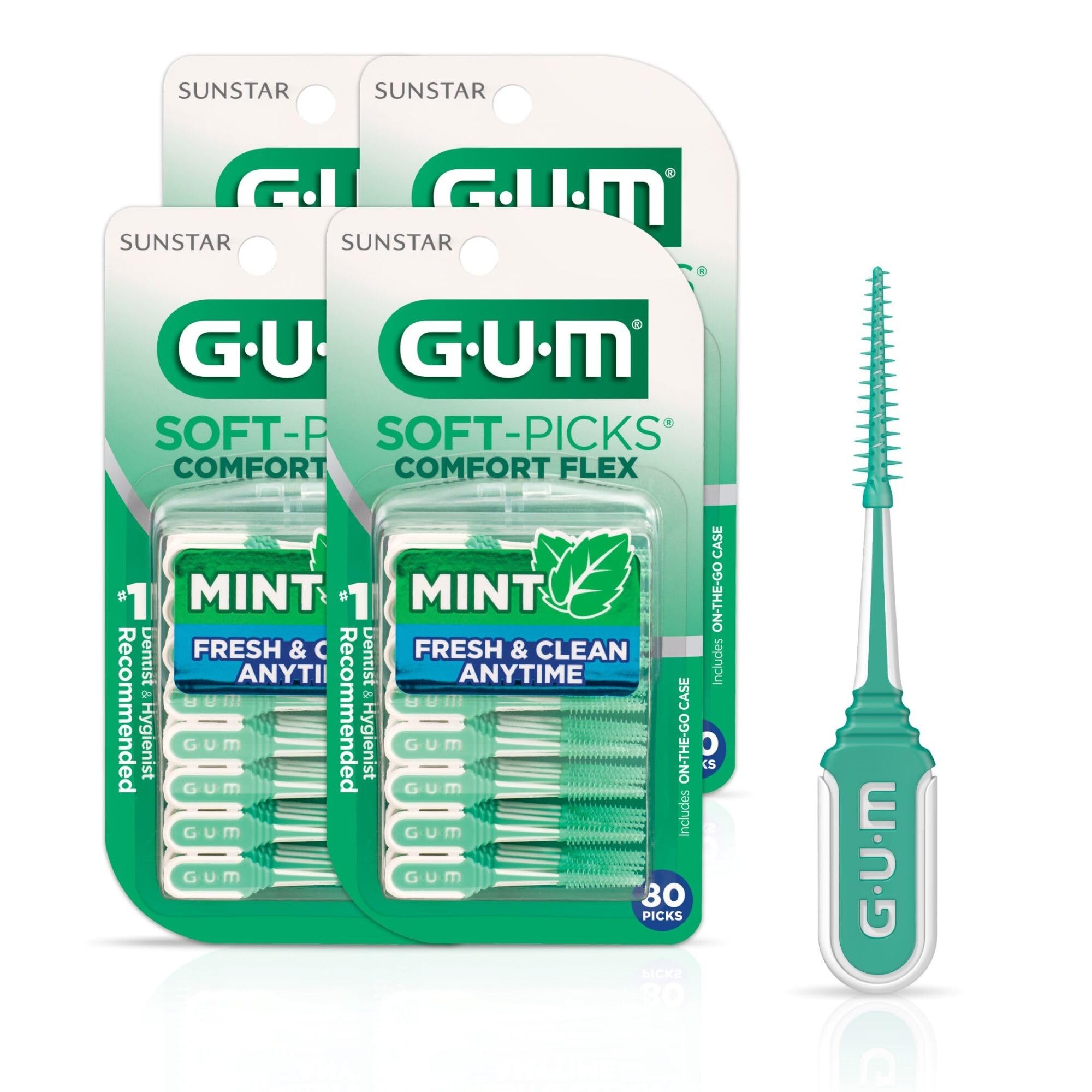 GUM Soft-Picks Comfort Flex Cure-dents faciles utiliser pour le ...