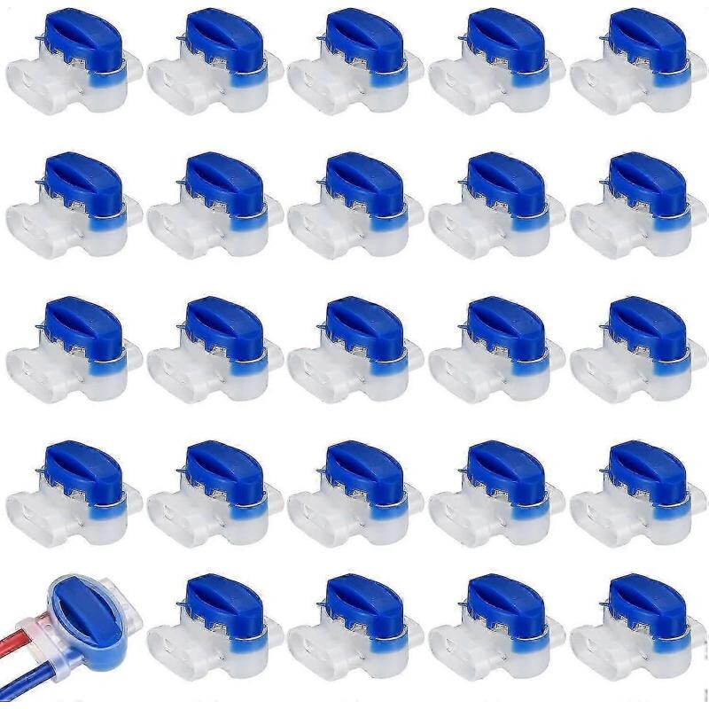 25 Pieces Robot Lawn Mower Cable Connectors, Resin Filled Cable ...