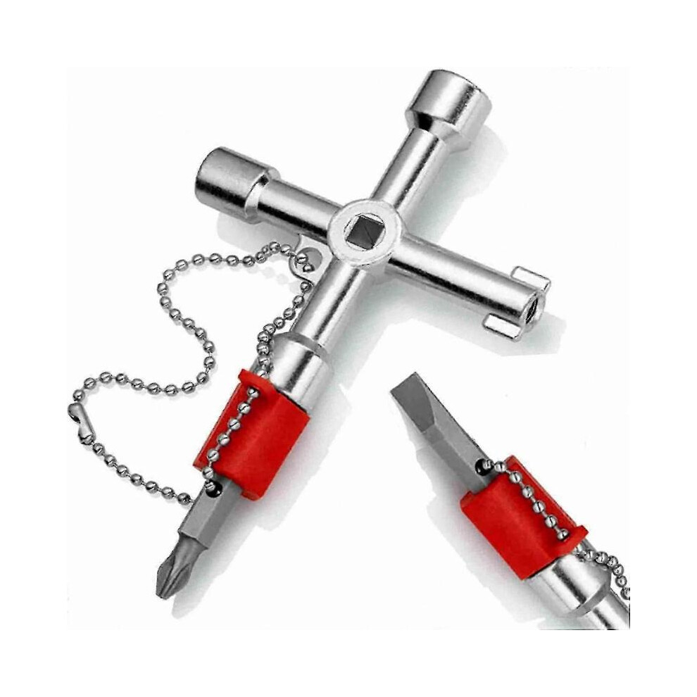 Universal 4-Way Multi Tool for Plumbing, Gas, and Electric Meter Box ...