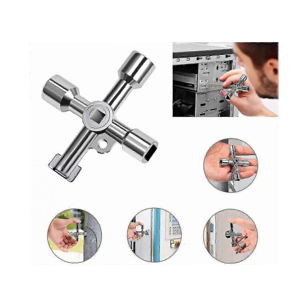 Universal 4-Way Multi Tool for Plumbing, Gas, and Electric Meter Box ...