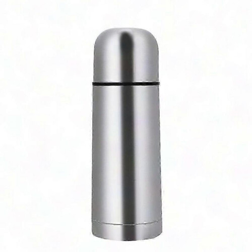 Stainless Steel Vacuum Insulated Thermos Flask with Push Button Lid ...
