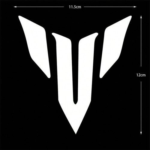 (White Large [12cm x 11.5cm]) Yamaha YAMAHA MT series 01/07/09 ...
